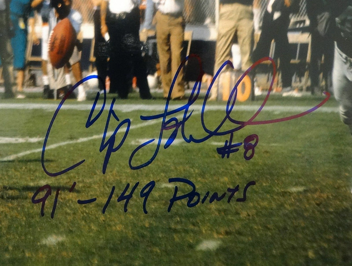 Chip Lohmiller Autographed 8x10 Field Goal Photo- JSA W Authenticated ...