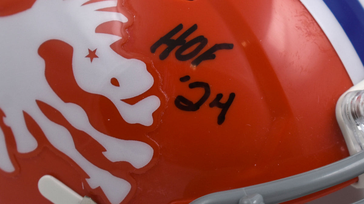 Randy Gradishar Signed Broncos 1966 Speed Mini Helmet w/ HOF- Beckett ...