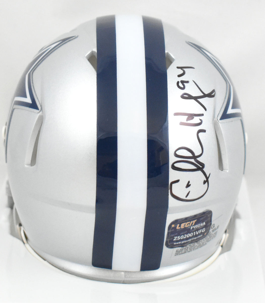 Charles Haley Autographed Dallas Cowboys Speed Mini Helmet - Prova *Bl ...