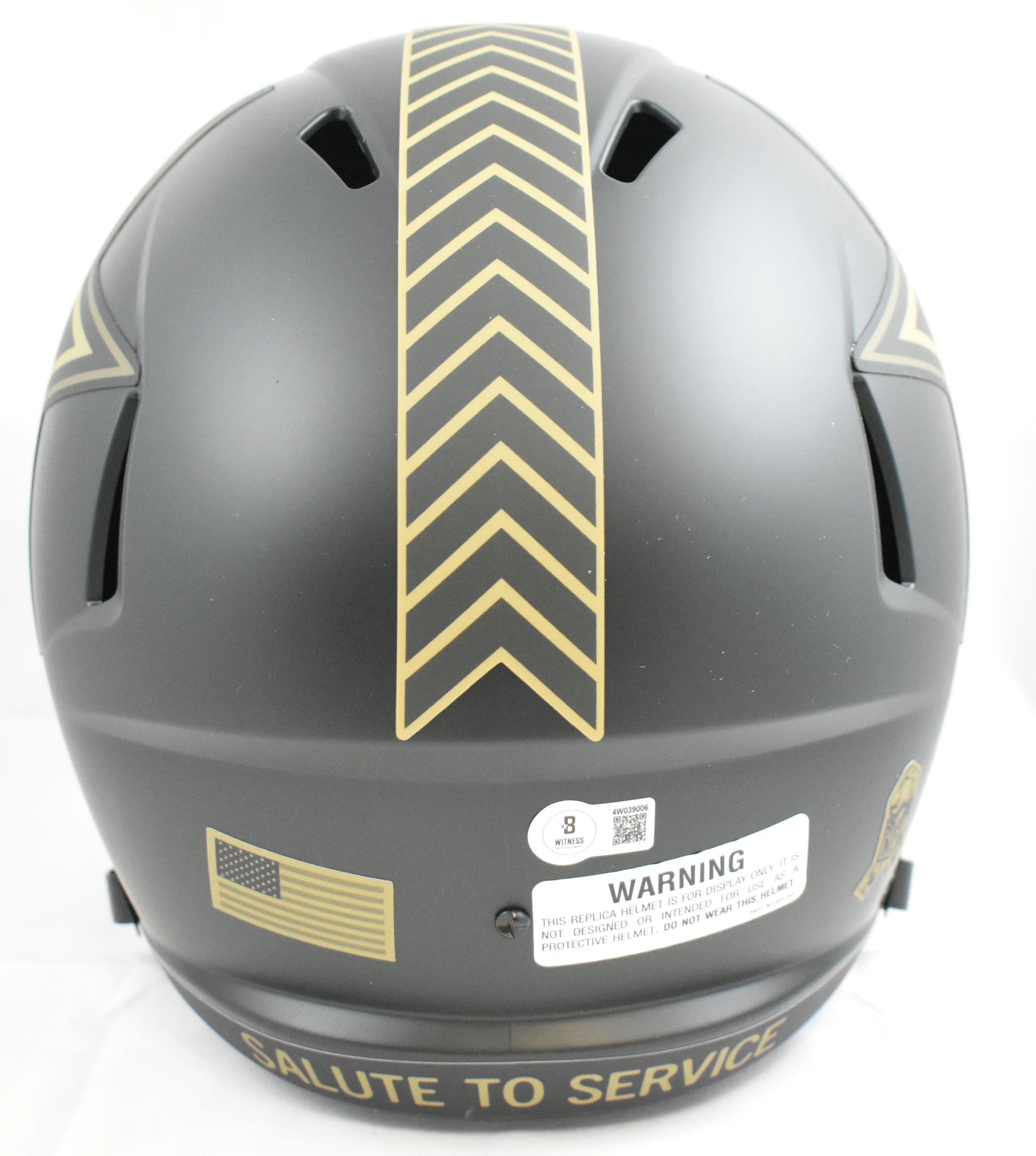 Roger Staubach Autographed Cowboys F/S Salute 2025 Speed Helmet - Beck ...