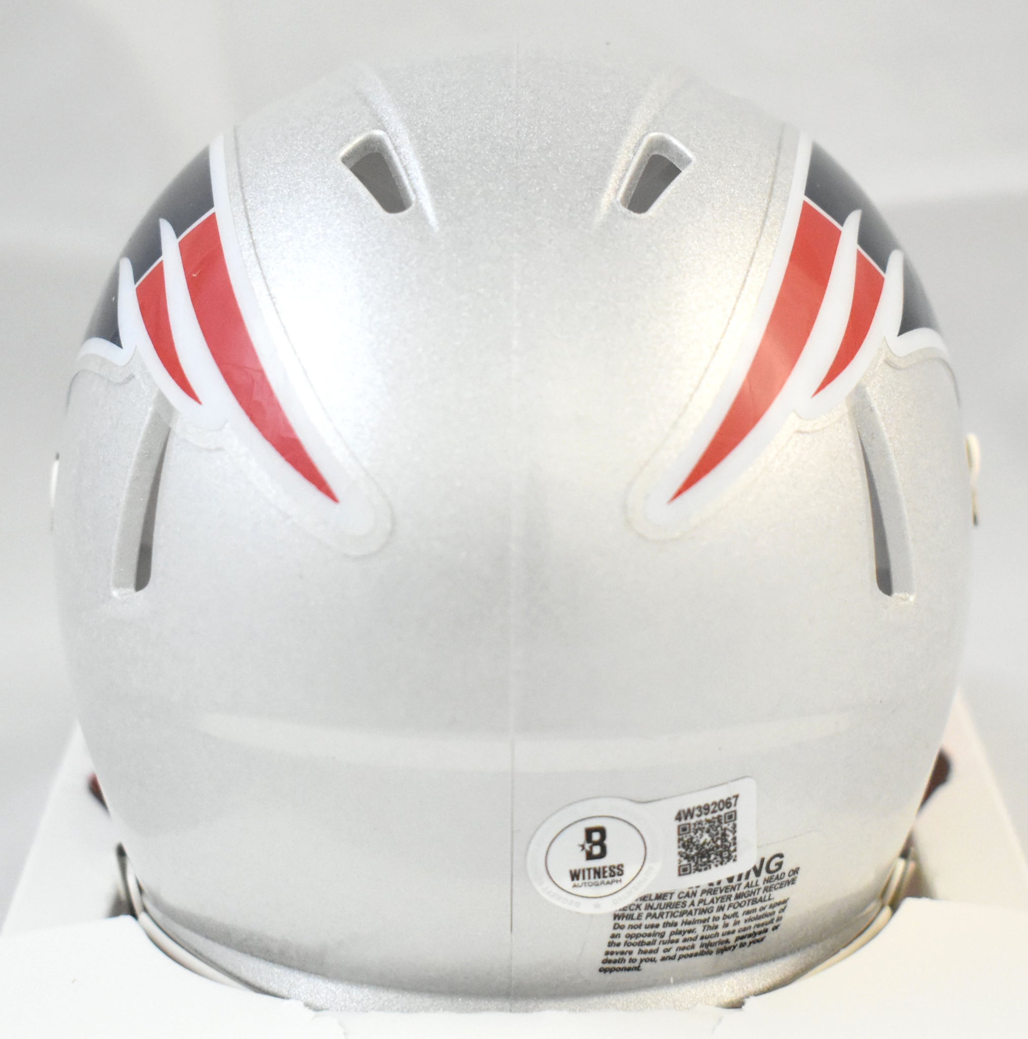 Milton Williams Signed New England Patriots Speed Mini Helmet - Becket ...