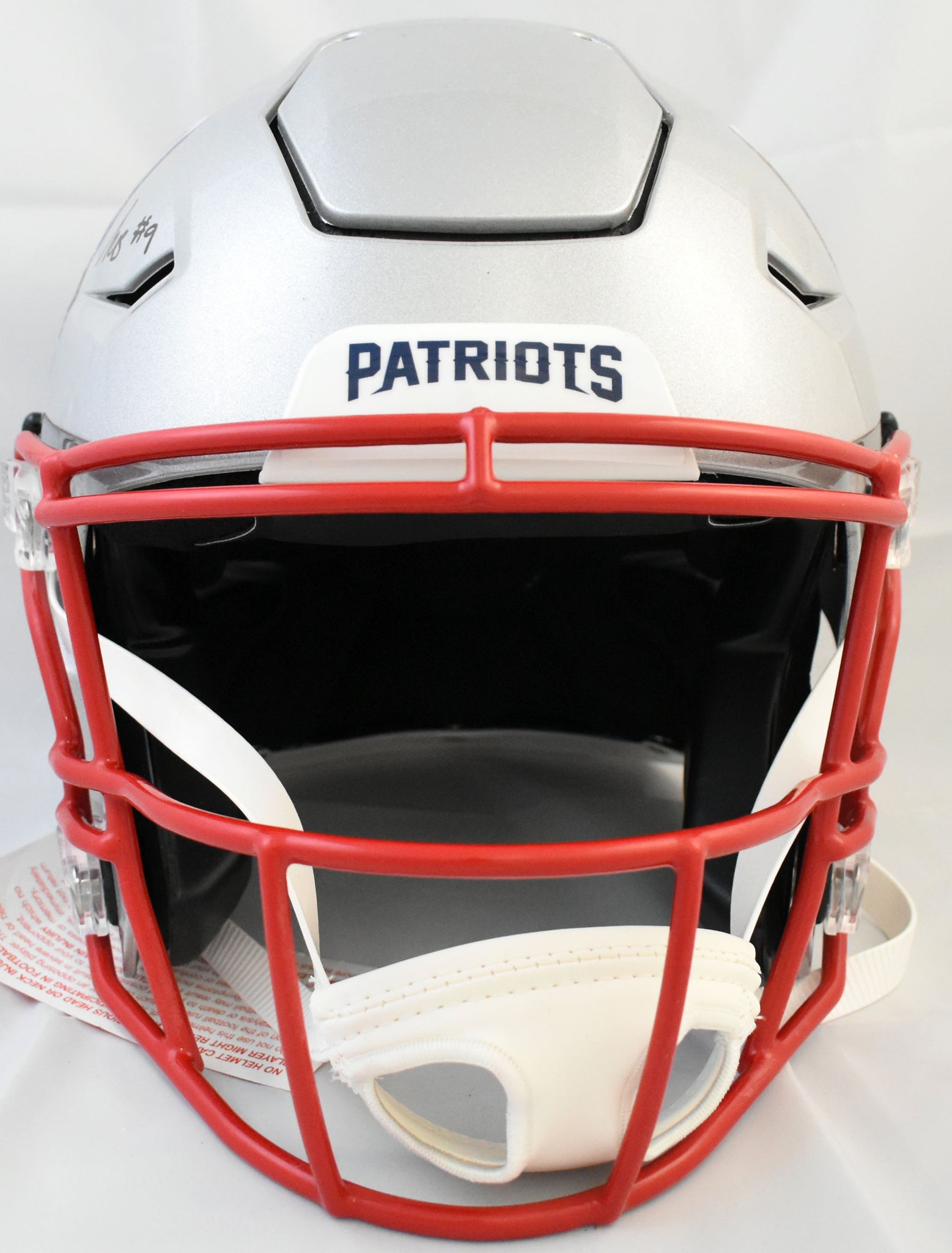 Kayshon Boutte Autographed Patriots F/S Speedflex Helmet - Beckett W H ...