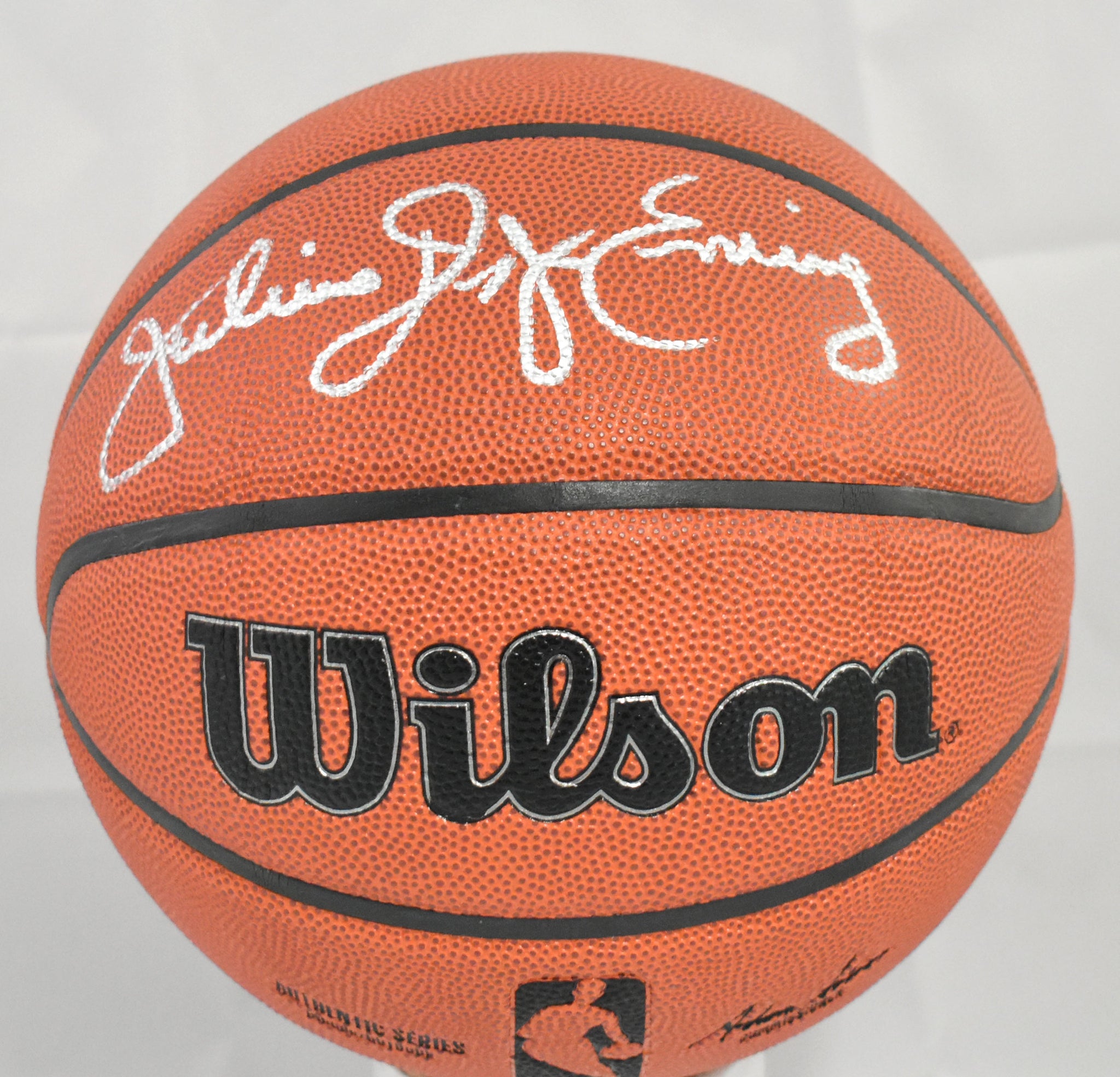 Julius Erving Autographed NBA Wilson Basketball - Beckett Hologram ...