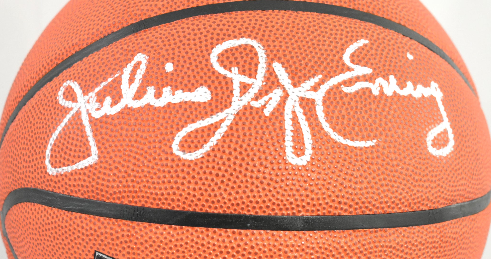 Julius Erving Autographed NBA Wilson Basketball - Beckett Hologram ...